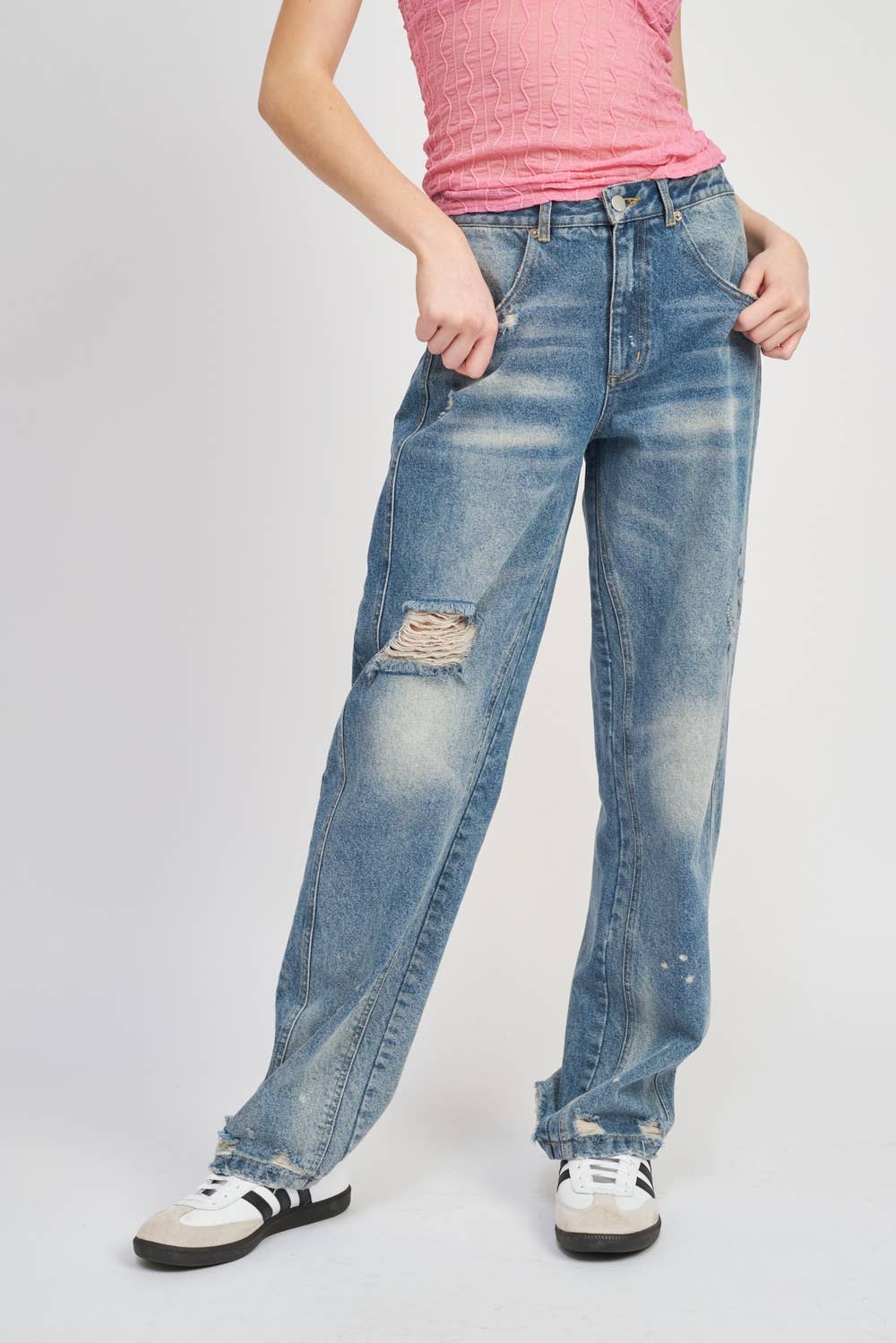 Mid Rise 90’s Fit Denim Jeans | shop obi